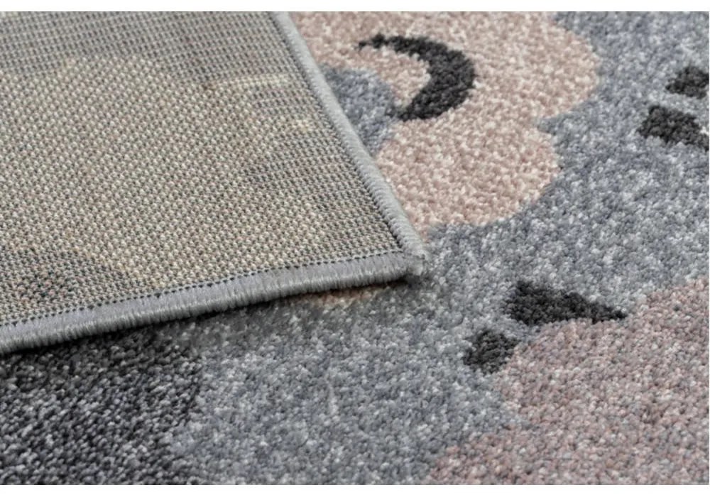Dětský kusový koberec Ovečky šedý 190x270cm