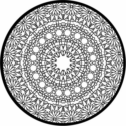Léčivá mandala - Dekorace pro harmonii do vašeho domova I SENTOP HDF0342