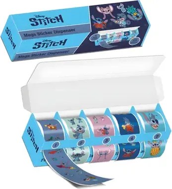 PYRAMID Samolepky Lilo a Stitch / Samolepky / v páskách / 5 ks