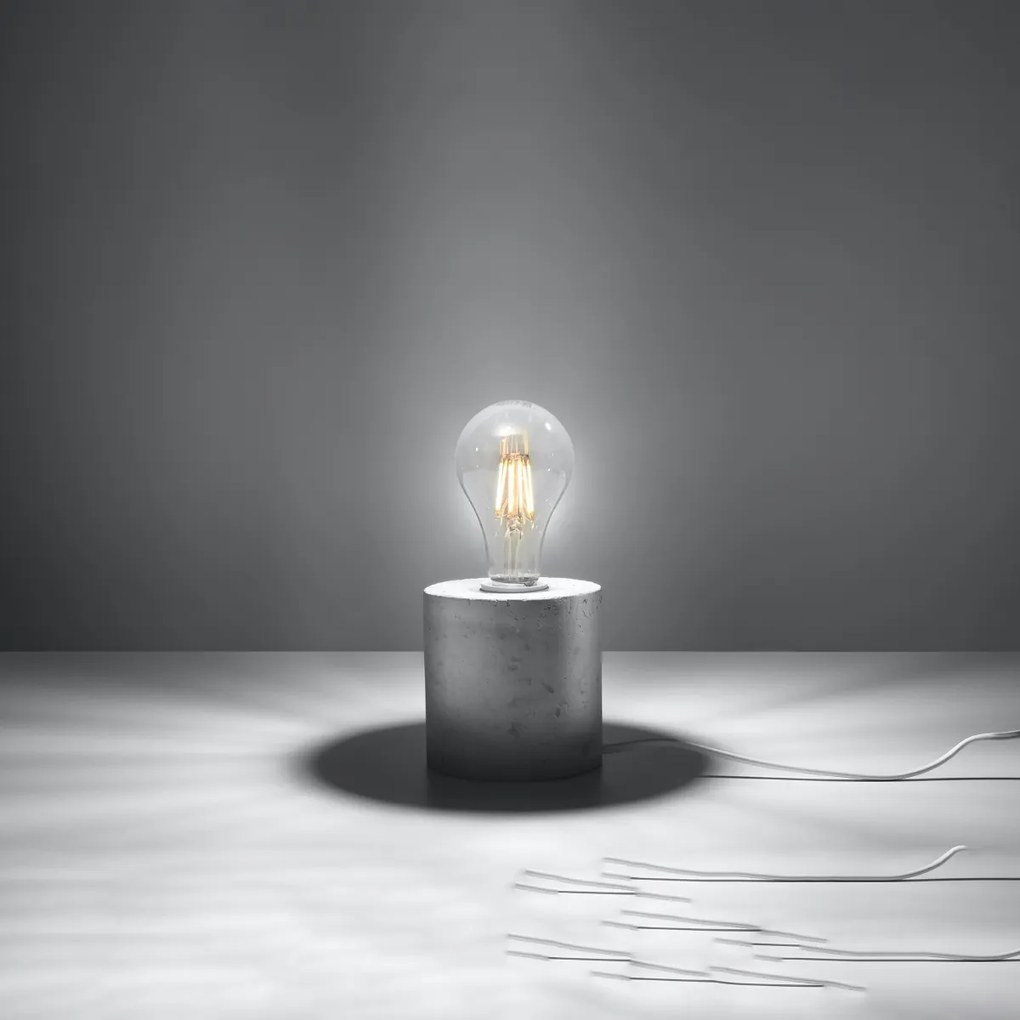 Sollux Lighting Stolní lampa SALGADO beton