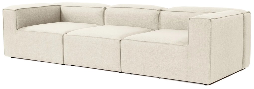 Hanah Home Třímístná pohovka FORA krémová