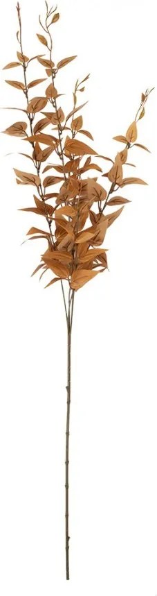 Dekorace umělá větvička s oranžovými listy - 12*10*90 cm
