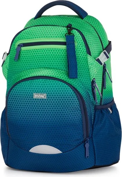 OxyBag Školní batoh OXY Ombre Green