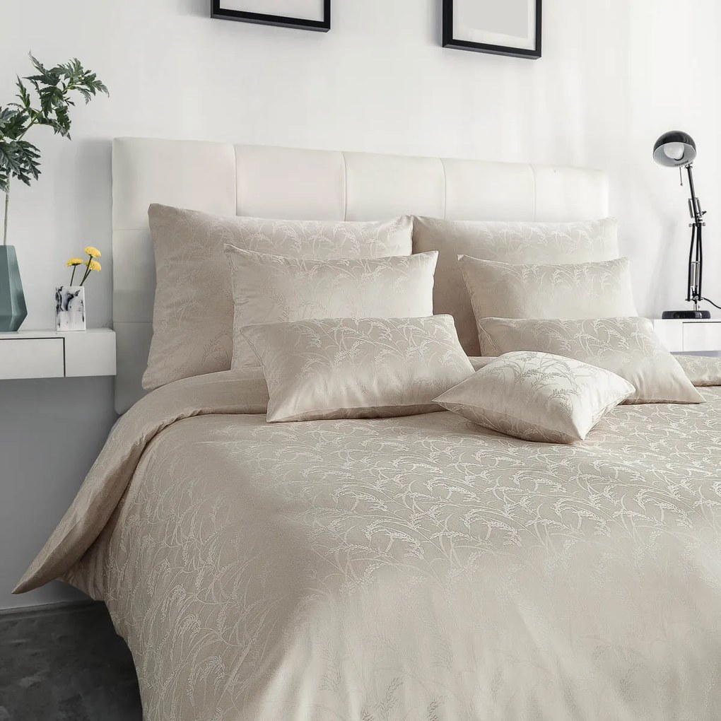 Povlečení Veba TENCEL/COLY Glade mocca Velikost: 140x220 cm + 70x90 cm