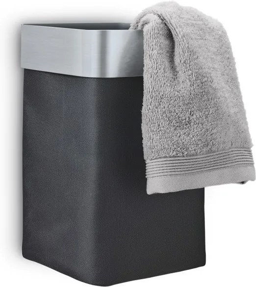 Nástěnný košík na prádlo/ručníky Blomus NEXIO - šedý matný
