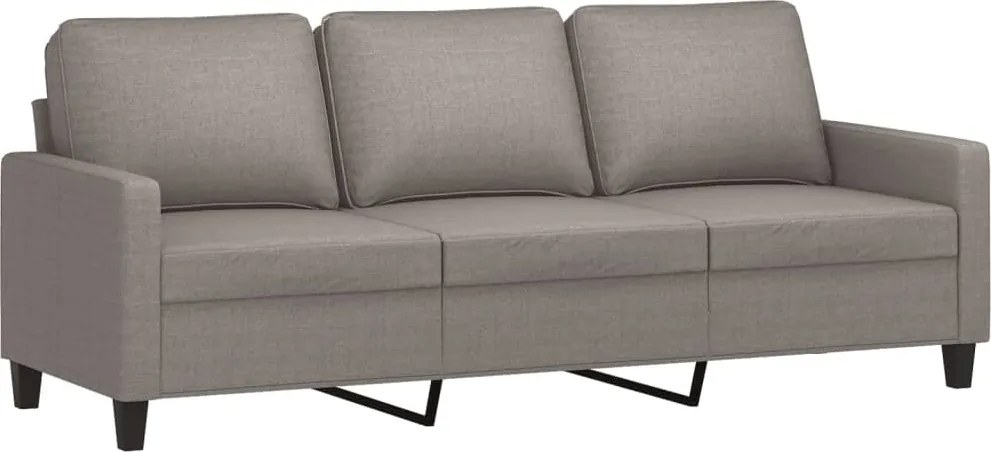 3dílná sedací souprava s poduškami taupe textil 3201435