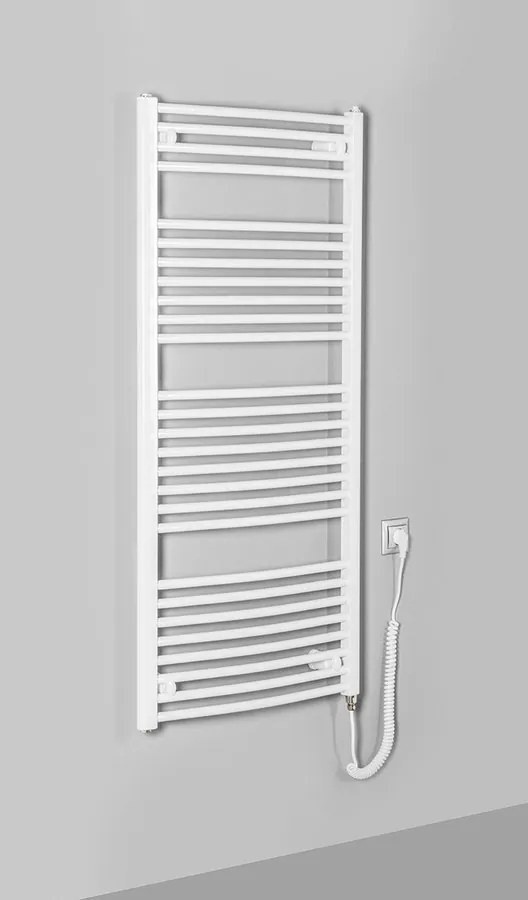 Aqualine Aqualine, DIRECT-E elektrické topné těleso, rovné, 600x960 mm, 400W, bílá, ILE96T