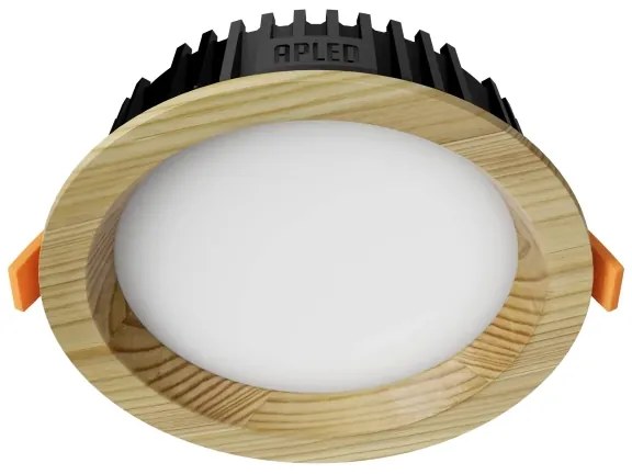 APLED - LED Podhledové RONDO WOODLINE LED/6W/230V 3000K pr. 15 cm borovice masiv