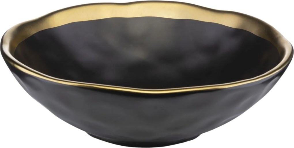 Keramická sada talířů Lissa Black Gold 8ks