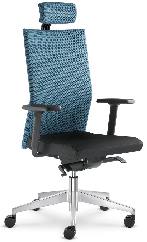 LD seating Omega 295-SYS-F80-N6 - Kancelářšká židle  - Tm.šedá O60120