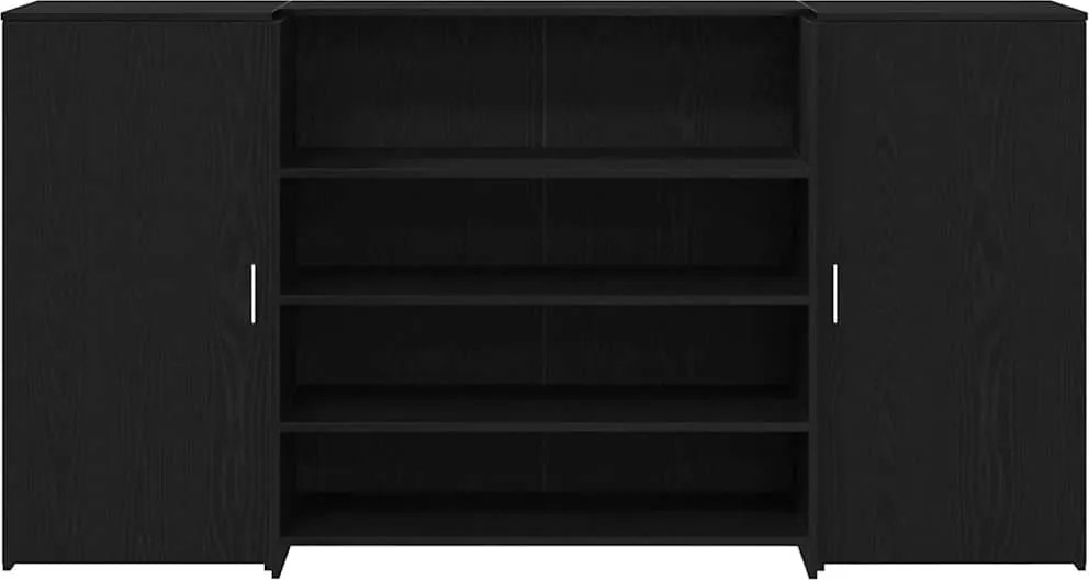 Recepční stůl černý dub 200 x 50 x 103,5 cm, konstrukční dřevo 3324179