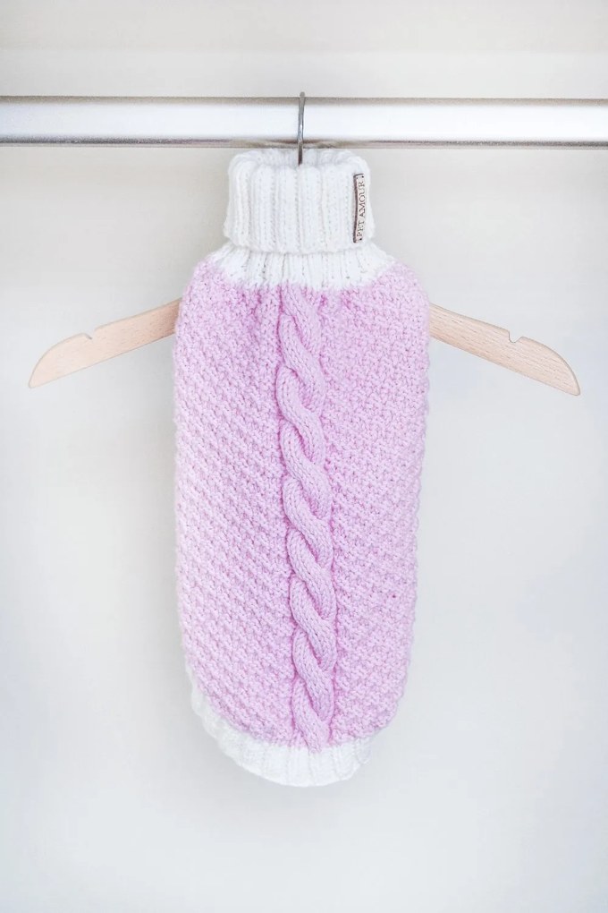 Pink Love svetr pro fenky a kočky, Velikost 24 Pet Amour 112018