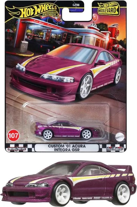 Mattel hot wheels boulevard custom 01 acura integra gsr