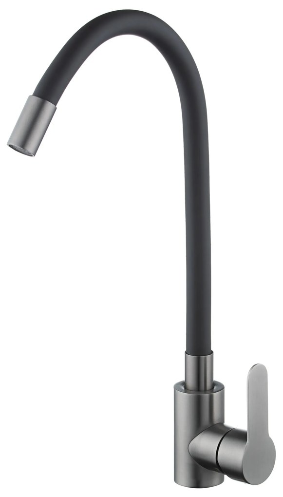 Velazo Dřezová baterie s flexibilním raménkem - VE-8105GBE, černá/grafit