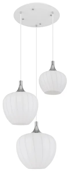Globo 15548-3HW - Lustr na lanku MAXY 3xE27/40W/230V bílá