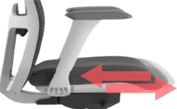 Kancelářská ergonomická židle WISDOM s podhlavníkem — síť, šedý plast, nosnost 150 kg, světle šedá Mercury star
