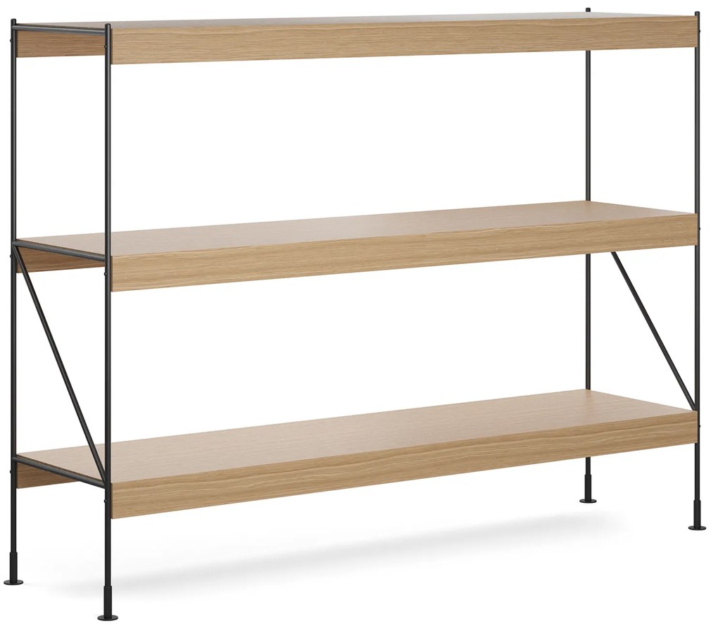 Audo Copenhagen designové knihovny Zet Storage System (výška 114 cm)