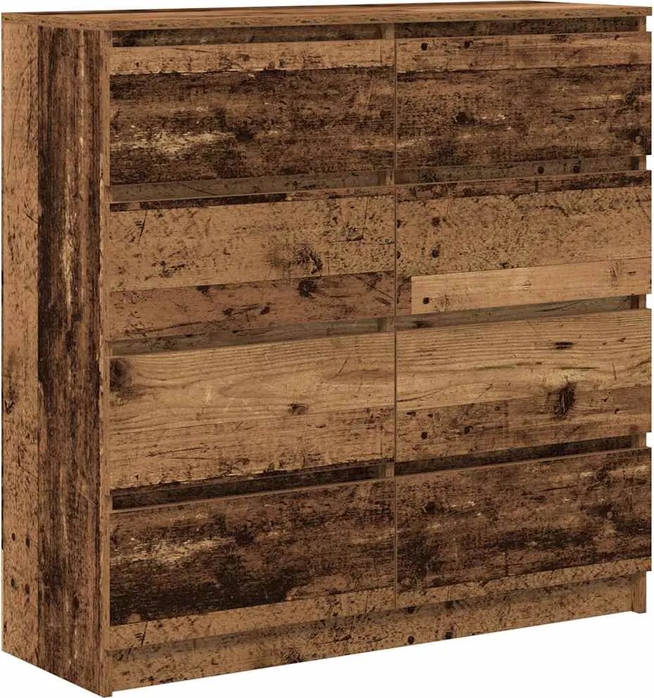 Příborník starého dřeva 100x35x99 cm kompozitní dřevo 3328496
