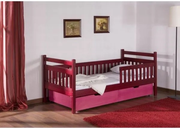 Dětská postel s úložným prostorem Alice, masiv borovice MEBLOBED