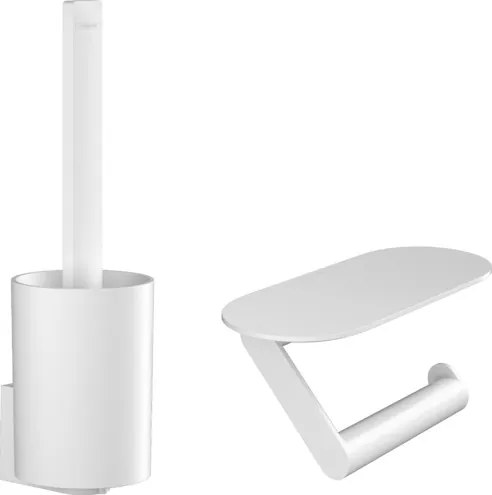 Hansgrohe WallStoris, sada pro WC, bílá matná, HAN-27969700