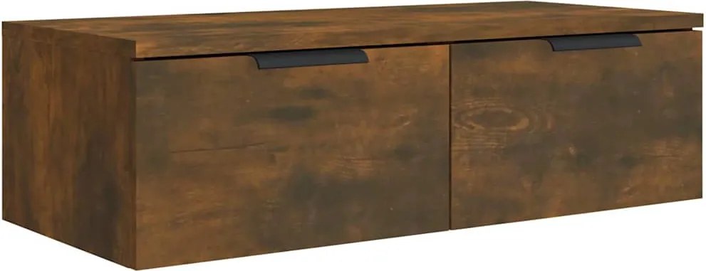 Nástěnné skříňky 2 ks kouřový dub 68x30x20 cm kompozitní dřevo 3115897