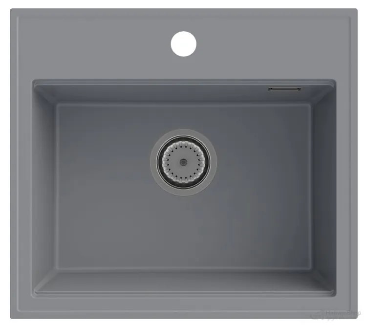 Gamma Modern 5055, 1-komorový granitový dřez 560x500x210 mm, šedá, GMA-ZM-55-G