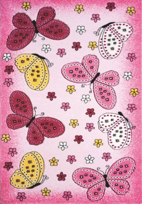 Vopi | Dětský koberec Toys pink C 259 - 133 x 195 cm