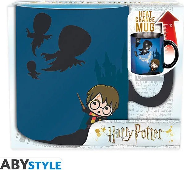 Hrnek Abysse Corp Harry Potter - Expecto 460 ml (měnící se motiv) Vícebarevná