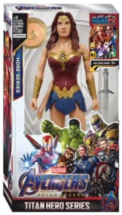 Ozvučené postavičky akčních superhrdinů Marvel, Titan Hero series 30 cm Varianta: Wonderwoman, s krabicí