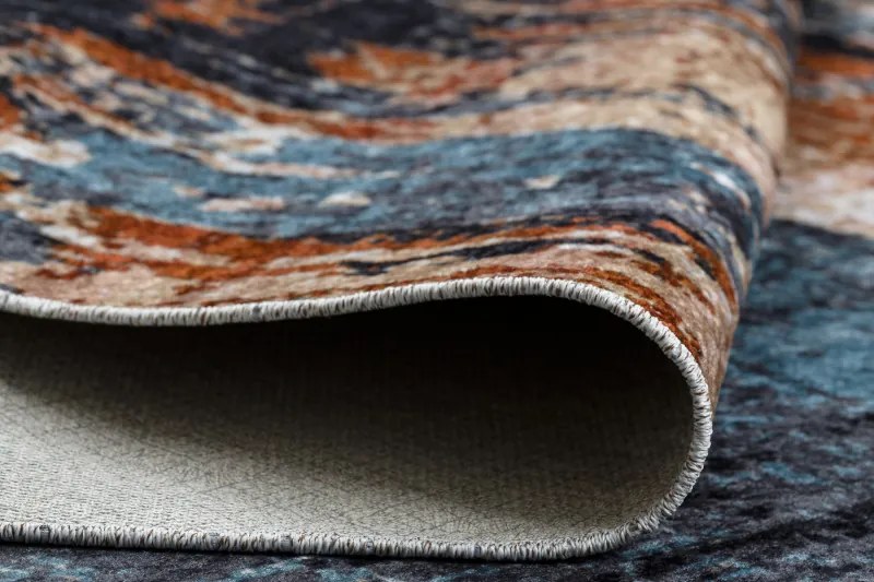 Dywany Łuszczów, Kusový koberec Miro 51454.802 navy / beige, 80x150, vícebarevná, chodba / předsíň