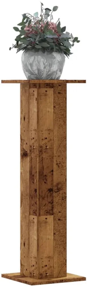 Stojany na rostliny 2 ks old wood 30x30x95 cm kompozitní dřevo 3307880