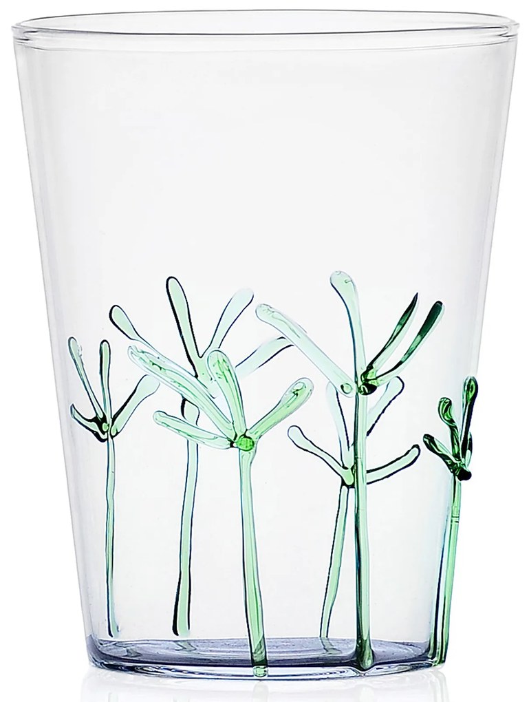 Ichendorf Milano designové sklenice na vodu Greenwood Green Branches Long Drink