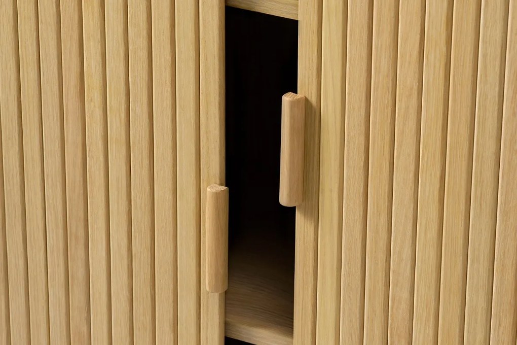 Designová skříňka Parveen 113 cm přírodní dub