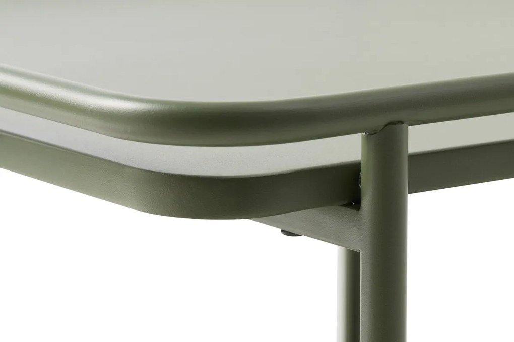Designový odkládací stolek Harinder 45 cm olivovo-zelený