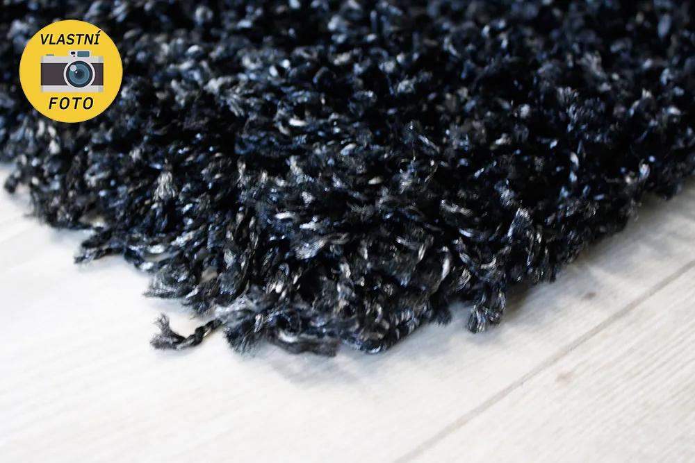Ayyildiz Chlupatý kusový koberec Dream Shaggy 4000 černý Typ: 160x230 cm