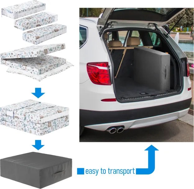 Cestovní postýlka DREAMER ježek