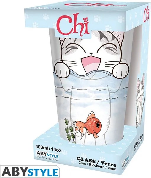 Sklenice Chi - Chi's Fish Tank 400 ml Vícebarevná