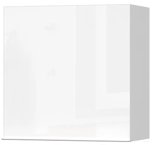 Závěsná skříň AVIS VK55-1K - bílá lesk