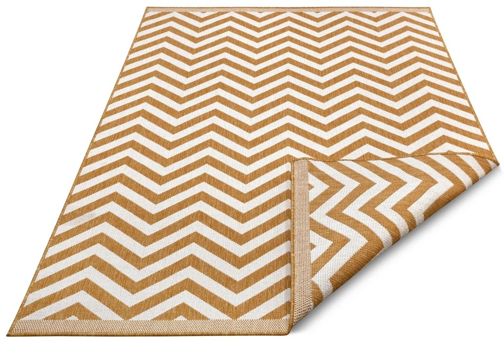 NORTHRUGS - Hanse Home koberce Kusový koberec Twin Supreme 105795 Palma Ochre – na ven i na doma - 160x230 cm