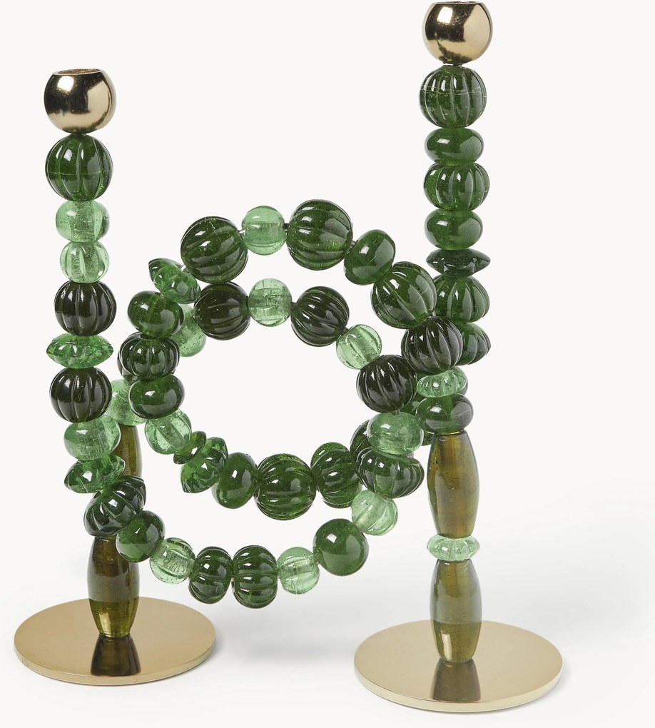 Ručně vyrobený svícen Beads