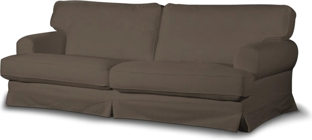 Potah na pohovku IKEA Ekeskog rozkládací barva hnědá látka pletený vzor