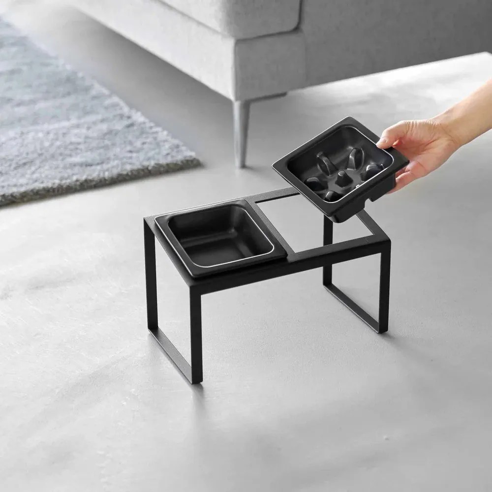 Keramický set misek s podstavcem pro domácího mazlíčka Nooks – YAMAZAKI