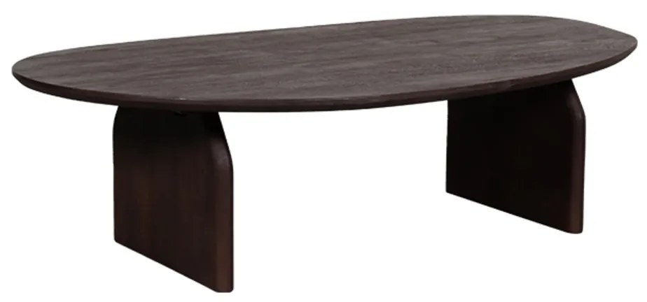 LABEL51 Konferenční stolek COOPER tmavě hnědý 135 cm