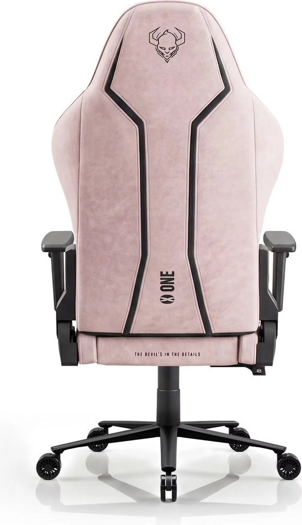 Látková herní židle černo-růžová Diablo X-One 2.0 Akira Pink Normal