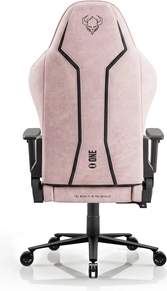 Látková herní židle černý-růžový Normal Size: Diablo X-One 2.0 Akira Pink
