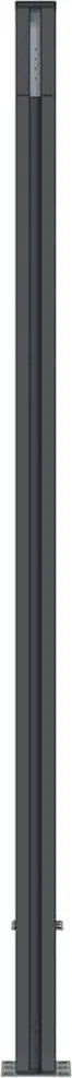 Plotový dílec šedý 526 x 186 cm WPC 3282791