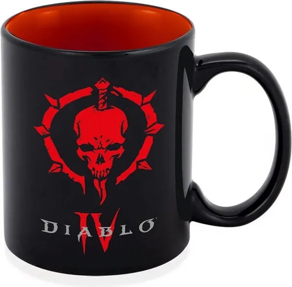 Keramický hrnek Diablo IV - Necromancer Sigil 330 ml (dárkové balení) Vícebarevná
