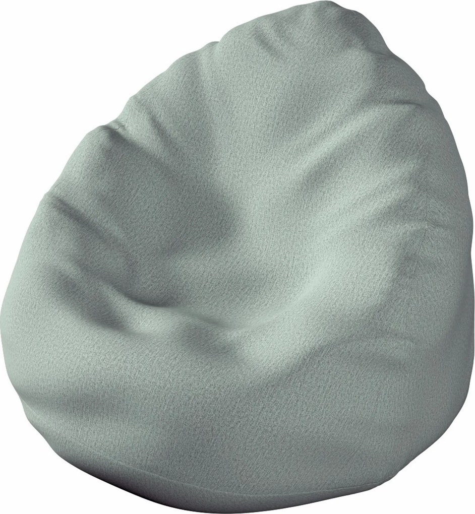 Sedací vak barva zelená látka pletený vzor