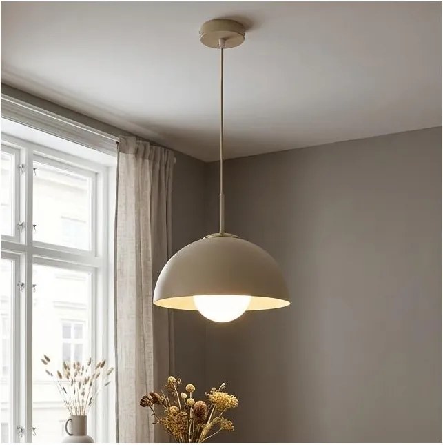 Brilagi - Lustr na lanku COSMO 1xE27/60W/230V pr. 30 cm béžová/zlatá