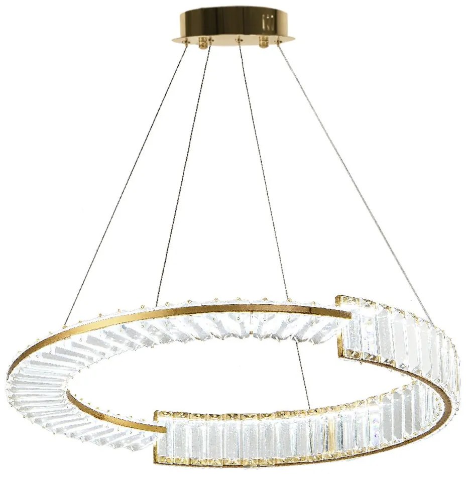 Toolight Designové LED osvětlení Crystal APP1528-CP60 GOLD